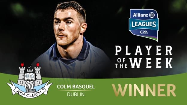 Colm Basquel voted GAA.ie Footballer of the Week
