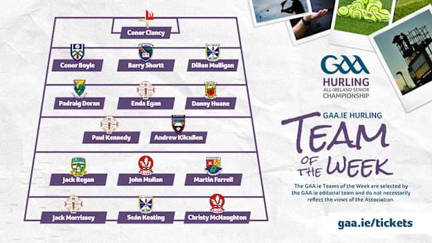 GAA.ie Hurling Team of the Week