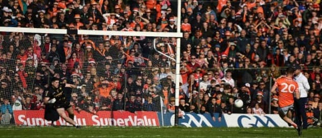 100 years of the Gaelic football penalty-kick