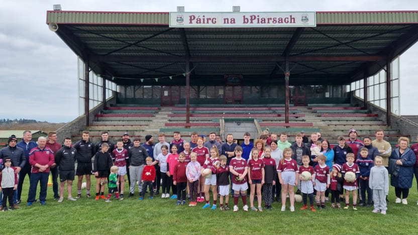 Galway footballers connecting with local junior clubs
