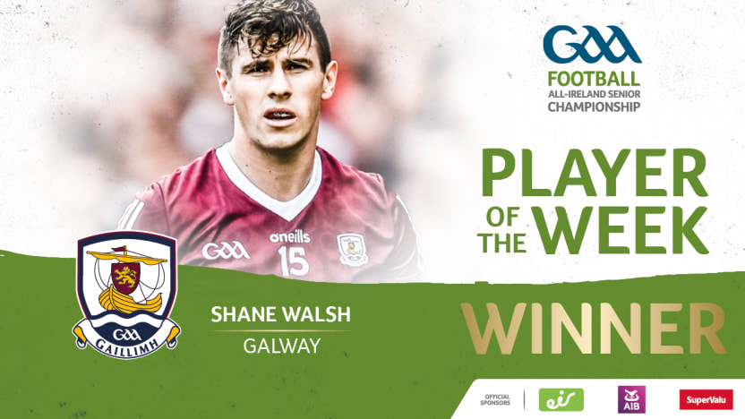 Shane Walsh voted GAA.ie Footballer of the Week