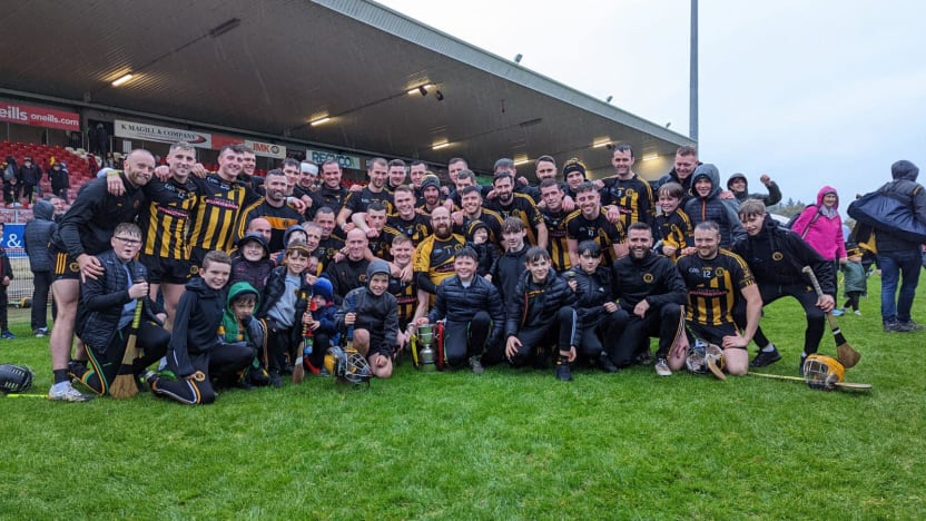 Éire Óg Carrickmore make it three Tyrone SHC titles in a row