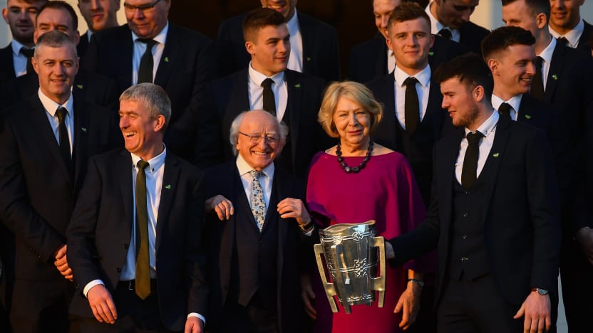 President Higgins hails Limerick's hurling heroes