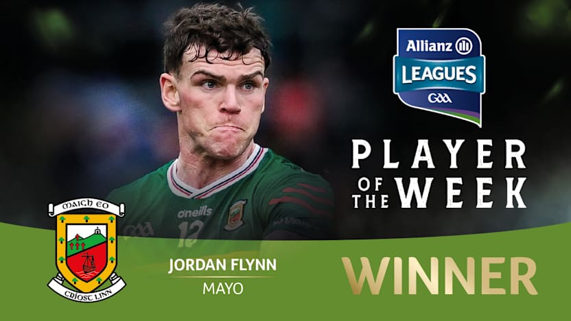 Jordan Flynn voted GAA.ie Footballer of the Week