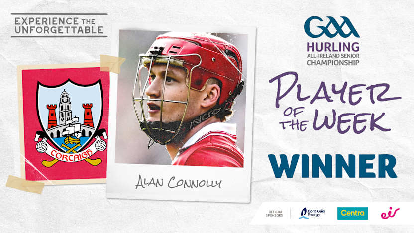 Alan Connolly voted GAA.ie Hurler of the Week
