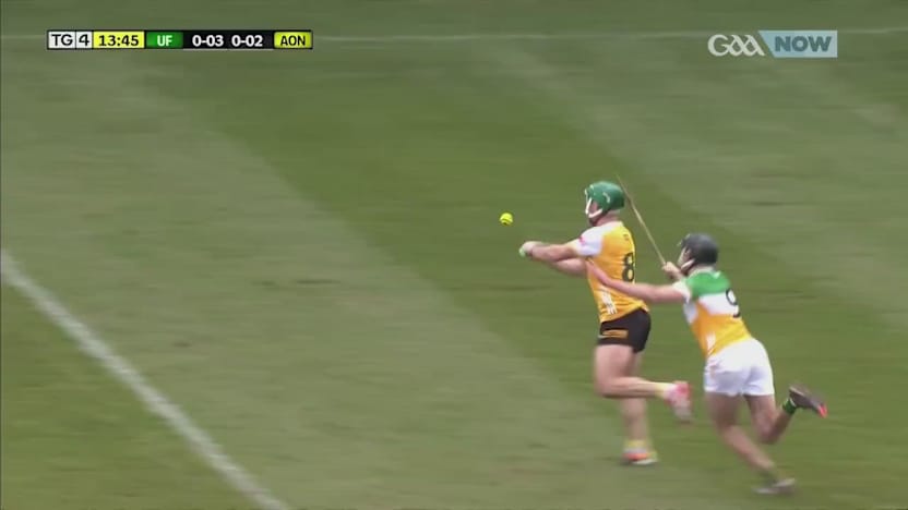 Charlie Mitchell point for Offaly (Allianz Hurling Leagues)