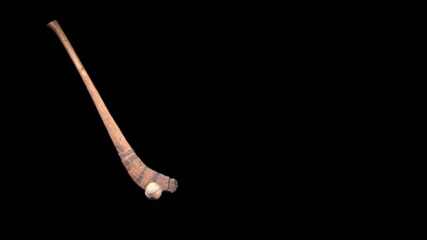 Hurl and Sliotar from the 1913-1923 period