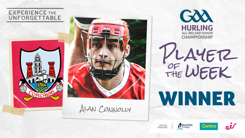 Alan Connolly voted GAA.ie Hurler of the Week