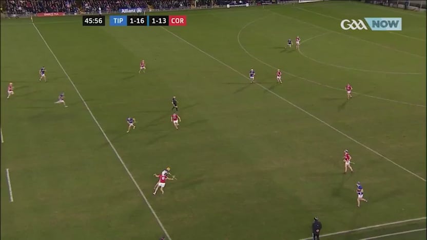 Alan Tynan point for Tipperary (Allianz Hurling League)