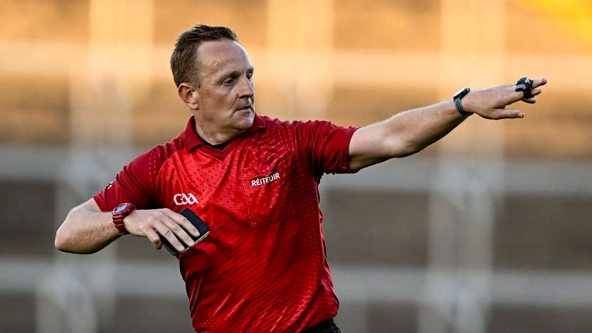 Eamonn Furlong to referee Joe McDonagh Cup Final