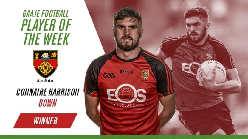 Connaire Harrison voted GAA.ie Footballer of the Week