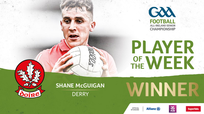 Shane McGuigan voted GAA.ie Footballer of the Week