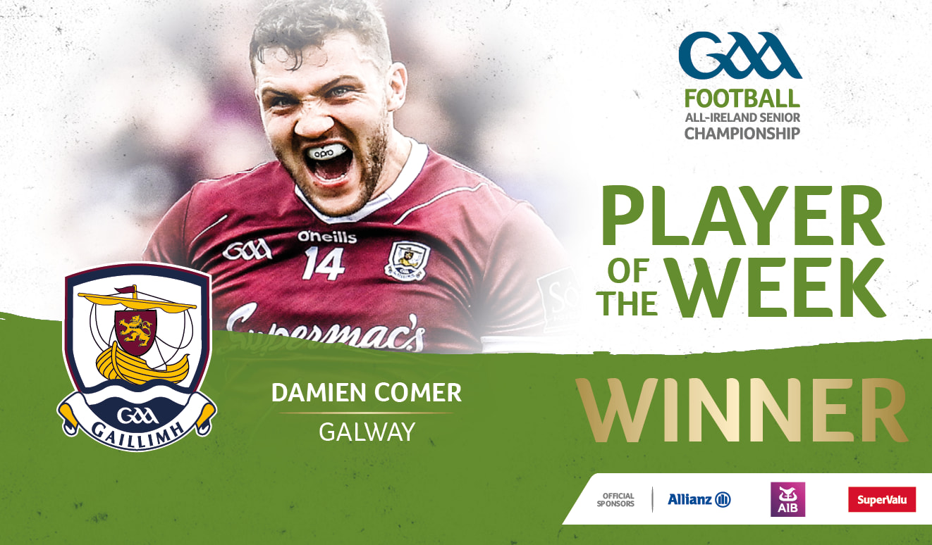 Damien Comer voted GAA.ie Footballer of the Week