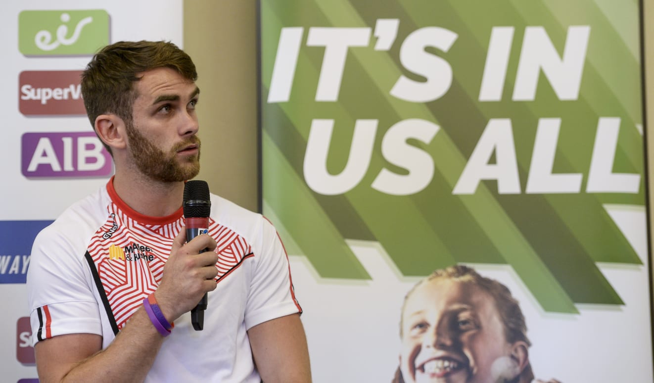 Ronan McNamee leading the Tyrone charge