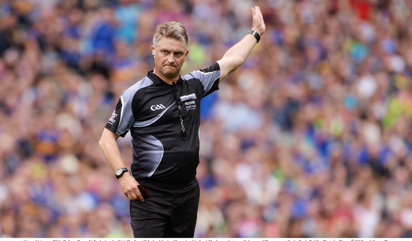 Referee Kelly happy to reach milestone