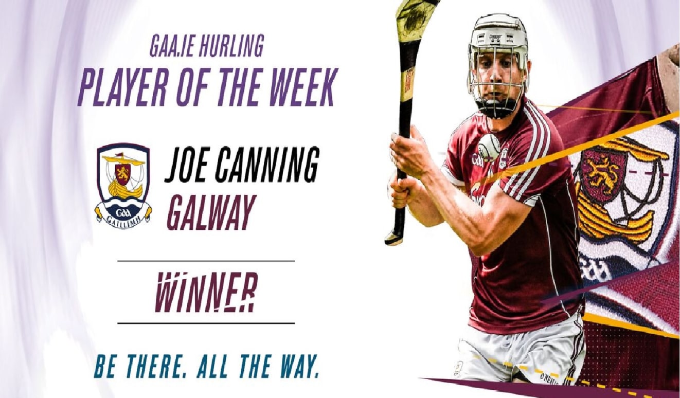 Joe Canning voted GAA.ie Hurler of the Week