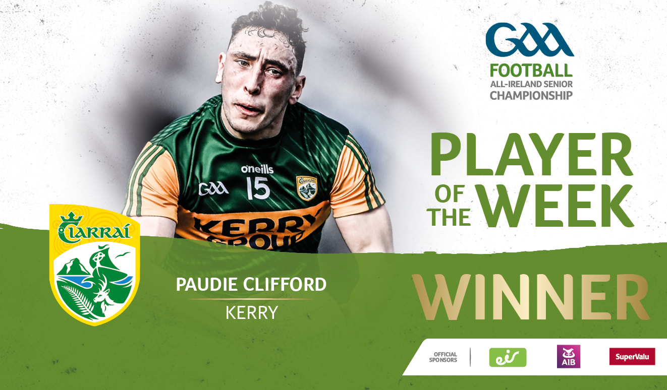 Paudie Clifford voted GAA.ie Footballer of the Week
