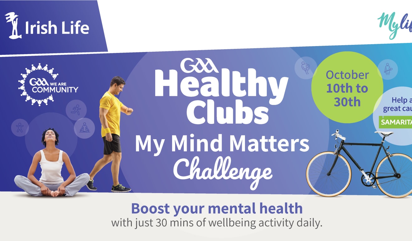 GAA Healthy Clubs My Mind Matters Challenge launched