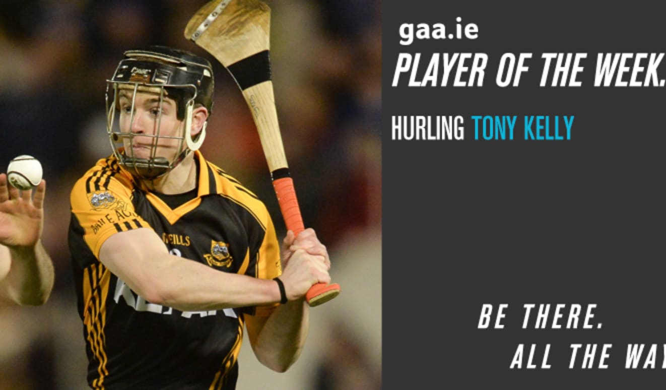 Tony Kelly named GAA.ie Hurler of the Week