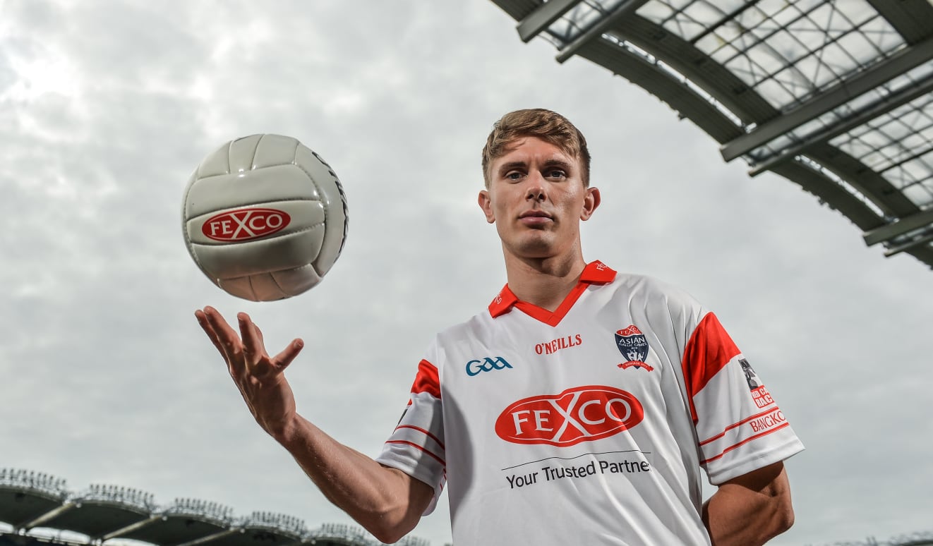 Michael Fitzsimons enjoying life in the corner