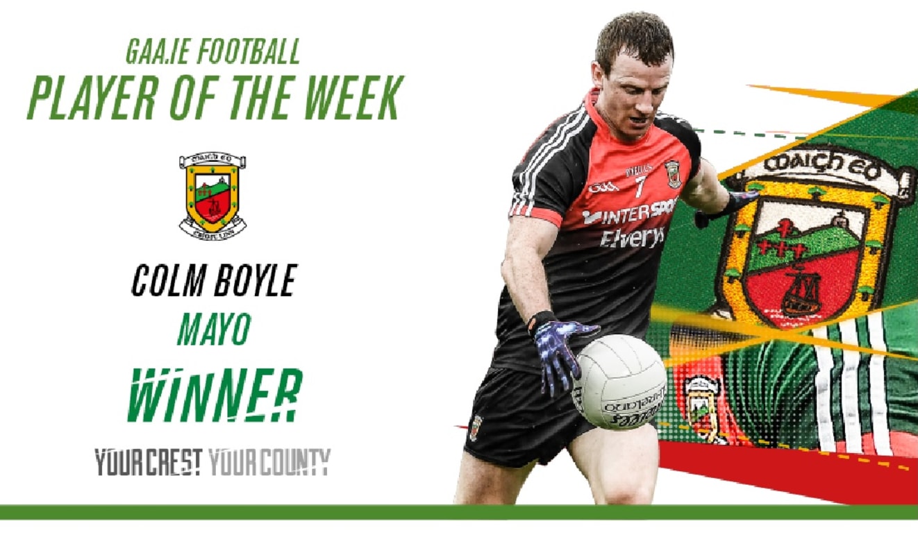 Colm Boyle voted GAA.ie Footballer of the Week