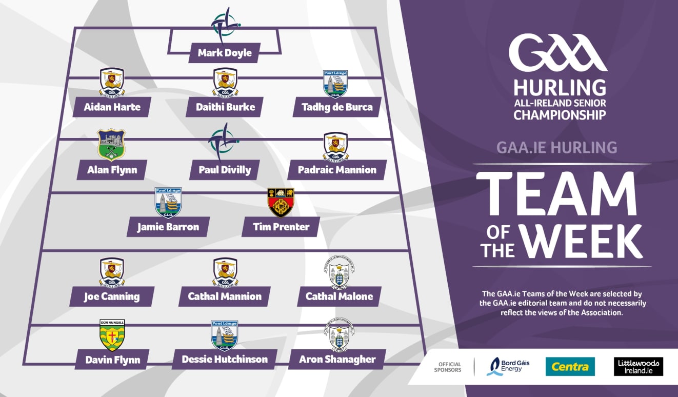 GAA.ie Hurling Team of the Week
