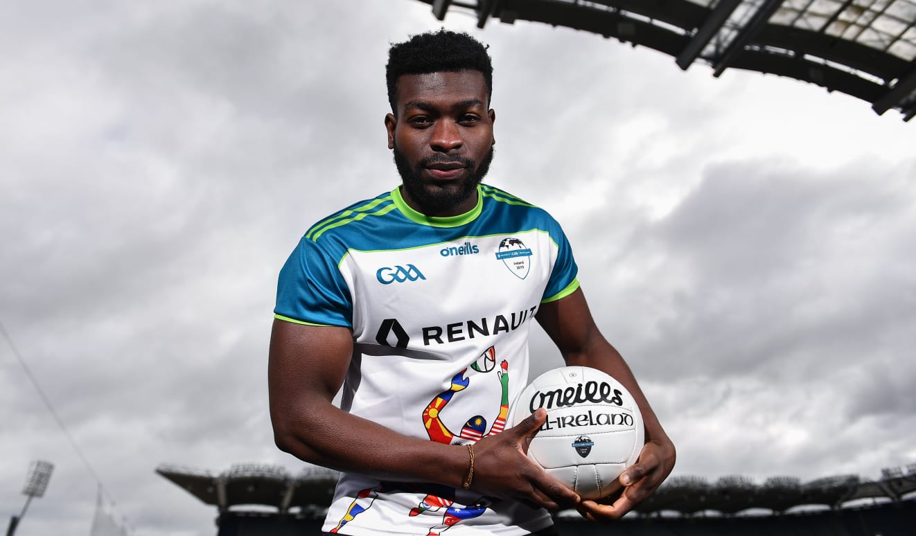 Sayeh playing for the love of the game