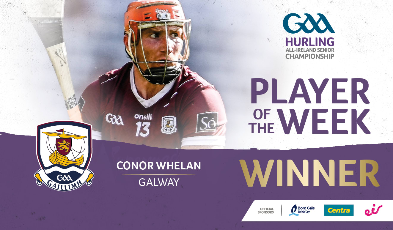 Conor Whelan voted GAA.ie Hurler of the Week