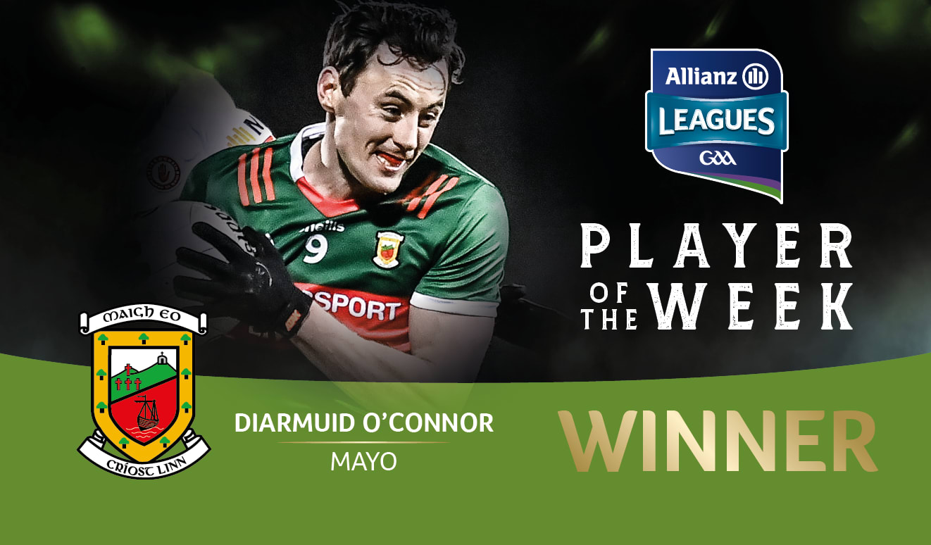 Diarmuid O'Connor voted GAA.ie Footballer of the Week