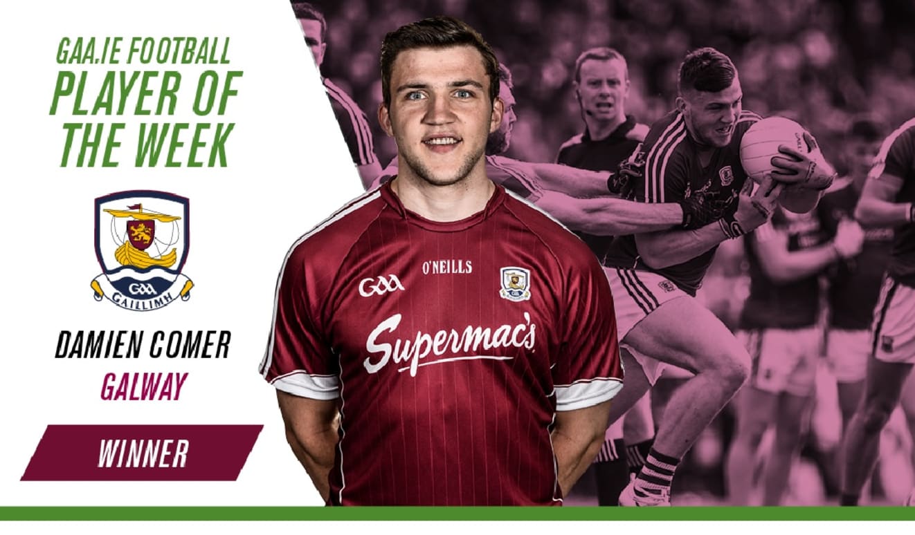 Damien Comer voted GAA.ie Footballer of the Week