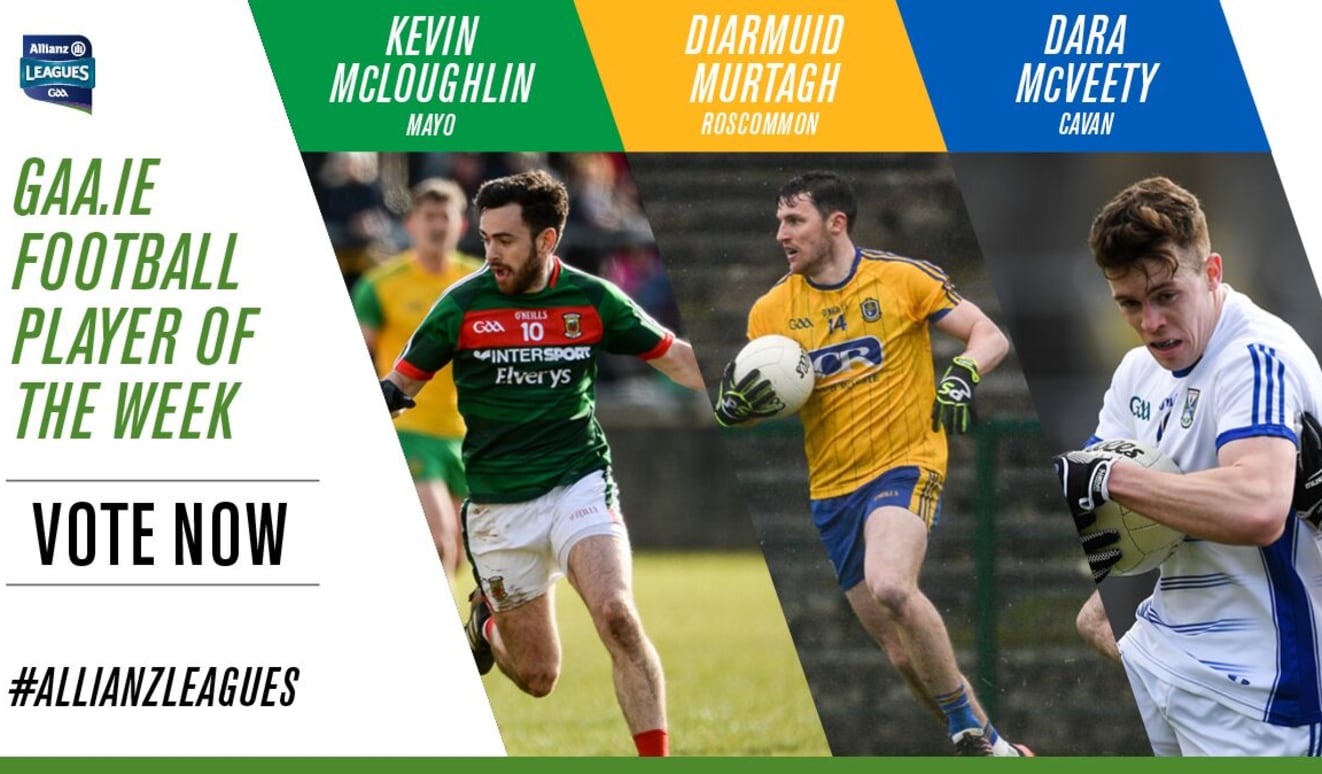 GAA.ie Footballer of the Week nominations