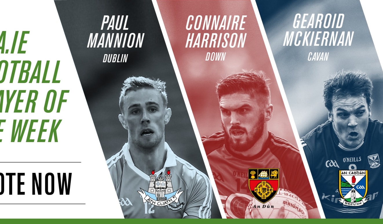 GAA.ie Footballer of the Week nominations